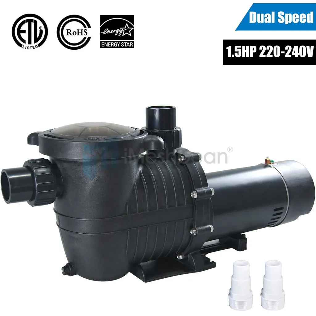 Best 2 Speed 1.5HP Inground Swimming Pool Pump 220-240V 5520GPH With ...