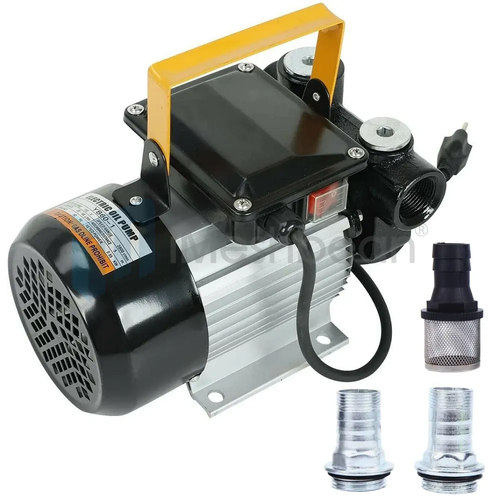 110V AC 16GPM Self Prime Electric Oil Transfer Pump Fuel Diesel ...